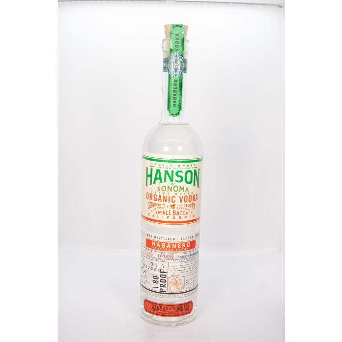 Hanson Organic Habanero Vodka 750ml