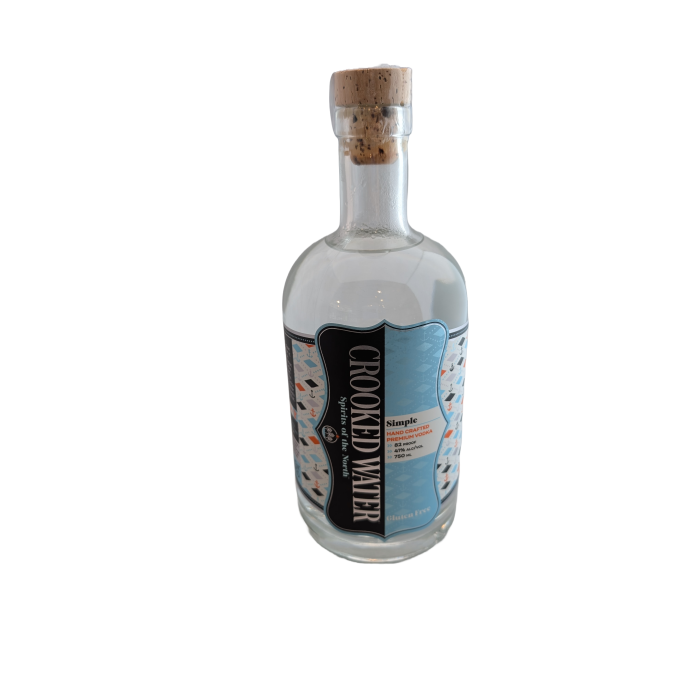 Crooked Water Simple Vodka 750ml