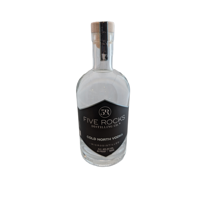 Five Rocks Cold North Vodka 750ml